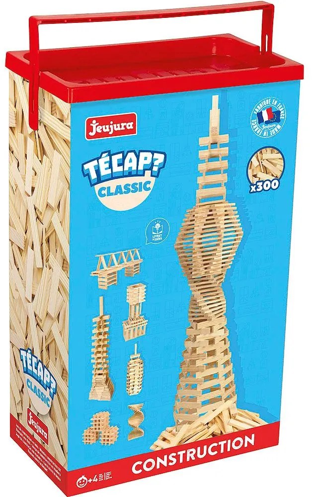Jeujura Dřevěná stavebnice Técap Classic 300 dílů