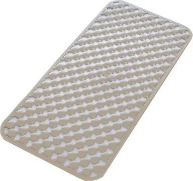 Aqualine, GEO podložka do vany 36x71cm s protiskluzovou úpravou, kaučuk, béžová, 97367103