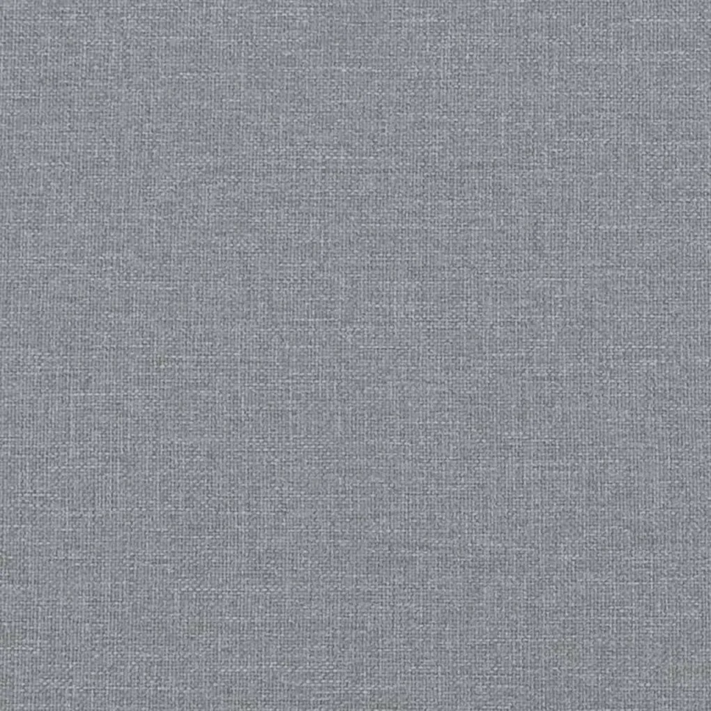 2místná pohovka světle šedá 140 cm textil - Default Title
