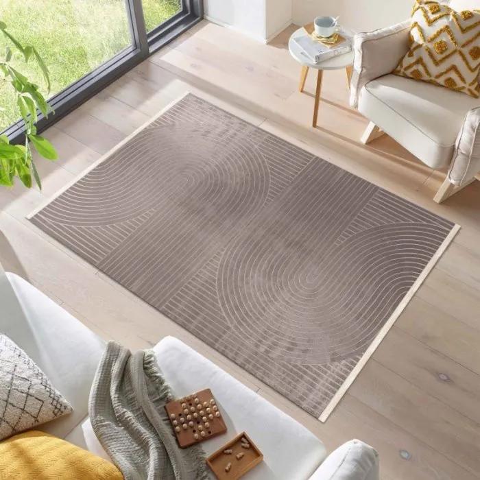 Vopi | Kusový koberec Style 8902 mocca - 160 x 230 cm