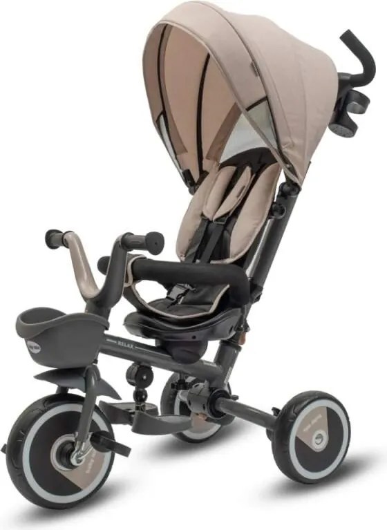 Dětská tříkolka Baby Mix 5v1 RELAX 365° béžová
