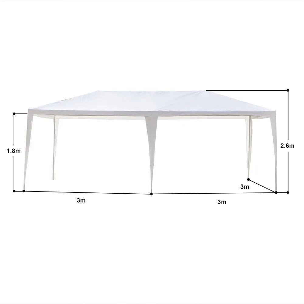 Párty stan bílý, 3x6m
