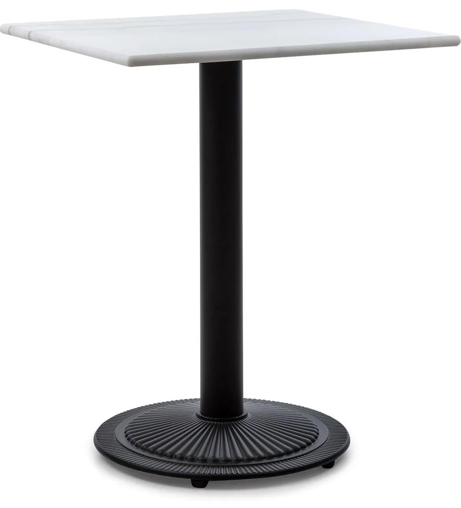 Patras Onyx, bistro stolek, secesní styl, mramor, 60x60cm, v: 72cm, kulatý
