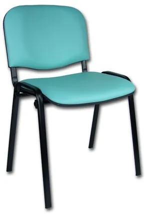 Konferenční židle ISO eko-kůže Žlutozelená D5 EKO