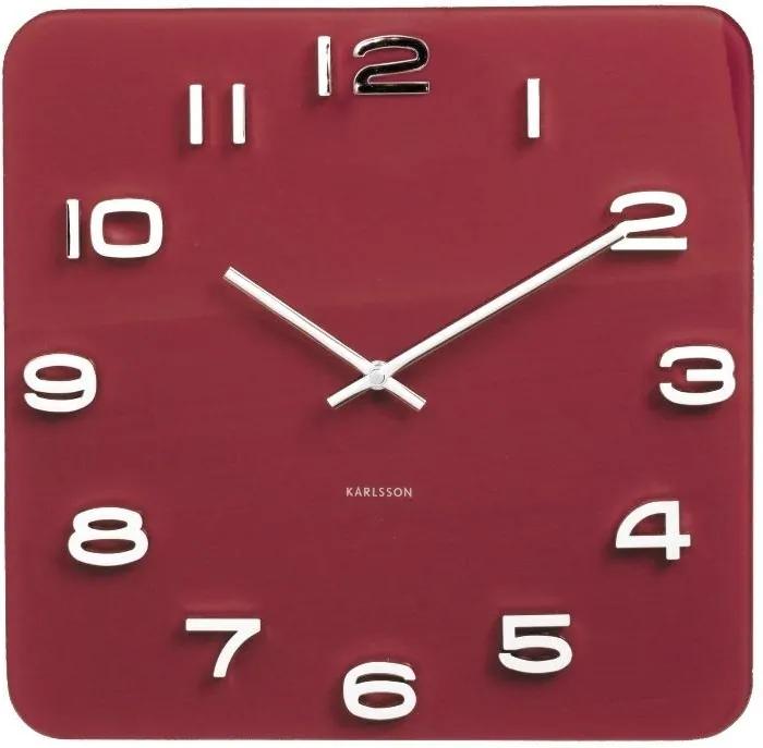 Designové nástěnné hodiny 5641RD Karlsson 35cm