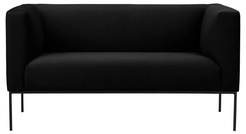 Černá pohovka Windsor & Co Sofas Neptune, 145 cm
