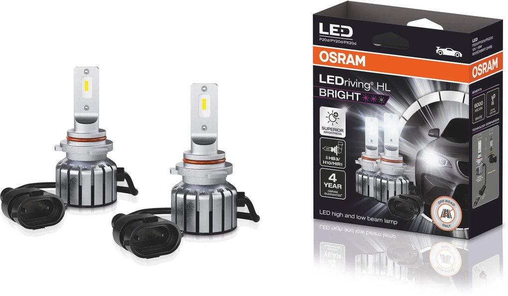 Led autožárovka osram ledriving hl bright +300% "hb3//h10/hir1" 12v