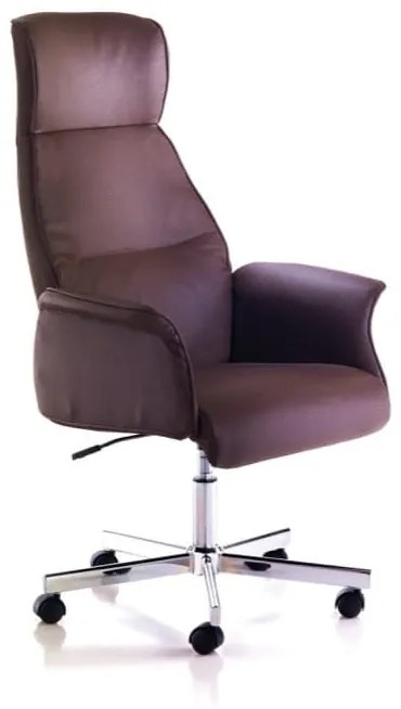 Tomasucci Kancelářská židle PENTY BROWN 116/126x64x75cm,hnědá