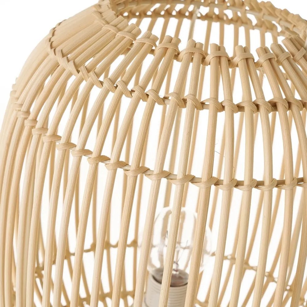 Ratanová stolní lampa v přírodní barvě s ratanovým stínidlem (výška 30,5 cm) Natural Way – Casa Selección