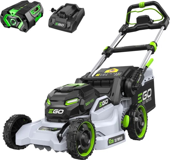 AKU sekačka s pojezdem EGO LM1712E-SP - sada