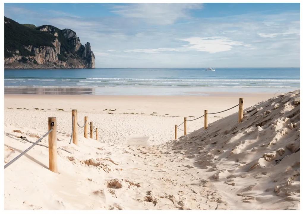 Fototapeta písečná pláž (150x105 cm) - Murando DeLuxe