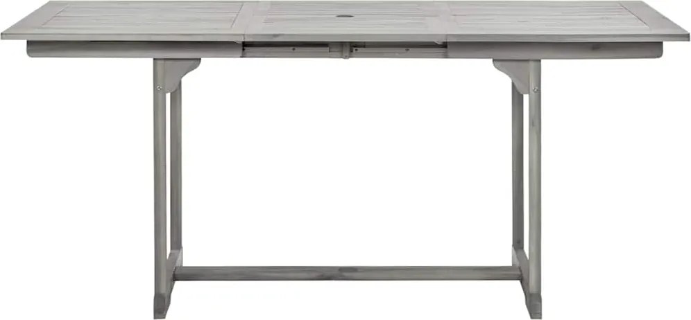 Zahradní jídelní stůl (120–170) x 80 x 75 cm masivní akácie 316575