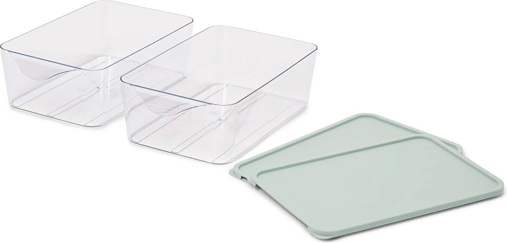 Tchibo - Úložné boxy - barva: transparent