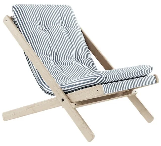 Skládací křeslo Karup Design Boogie Raw/Beach Blue