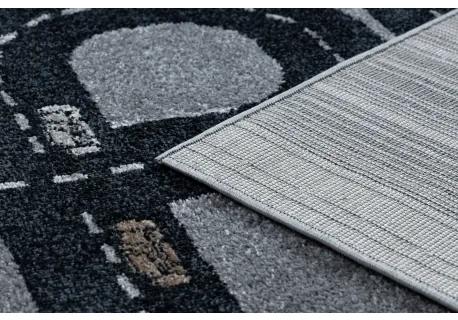 Dywany Luszczow Dětský kusový koberec FUN Track, ulice, město šedá Rozměr koberce: 140 x 190 cm