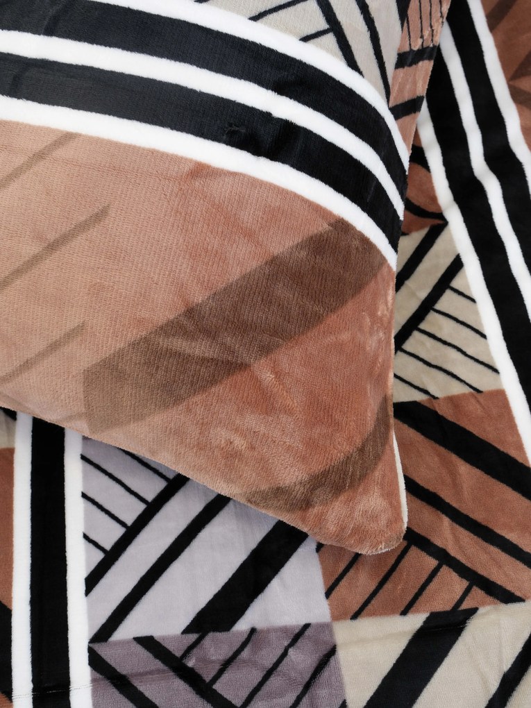 MK Lůžkoviny Prodloužené mikroplyšové povlečení Exclusive - Katrin 140 × 220 cm, 70 x 90 cm