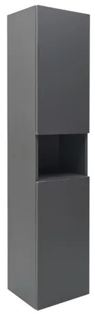 Koupelnová skříňka vysoká SAT Feel 36x165x32 cm antracit mat SATFEELV36ANT