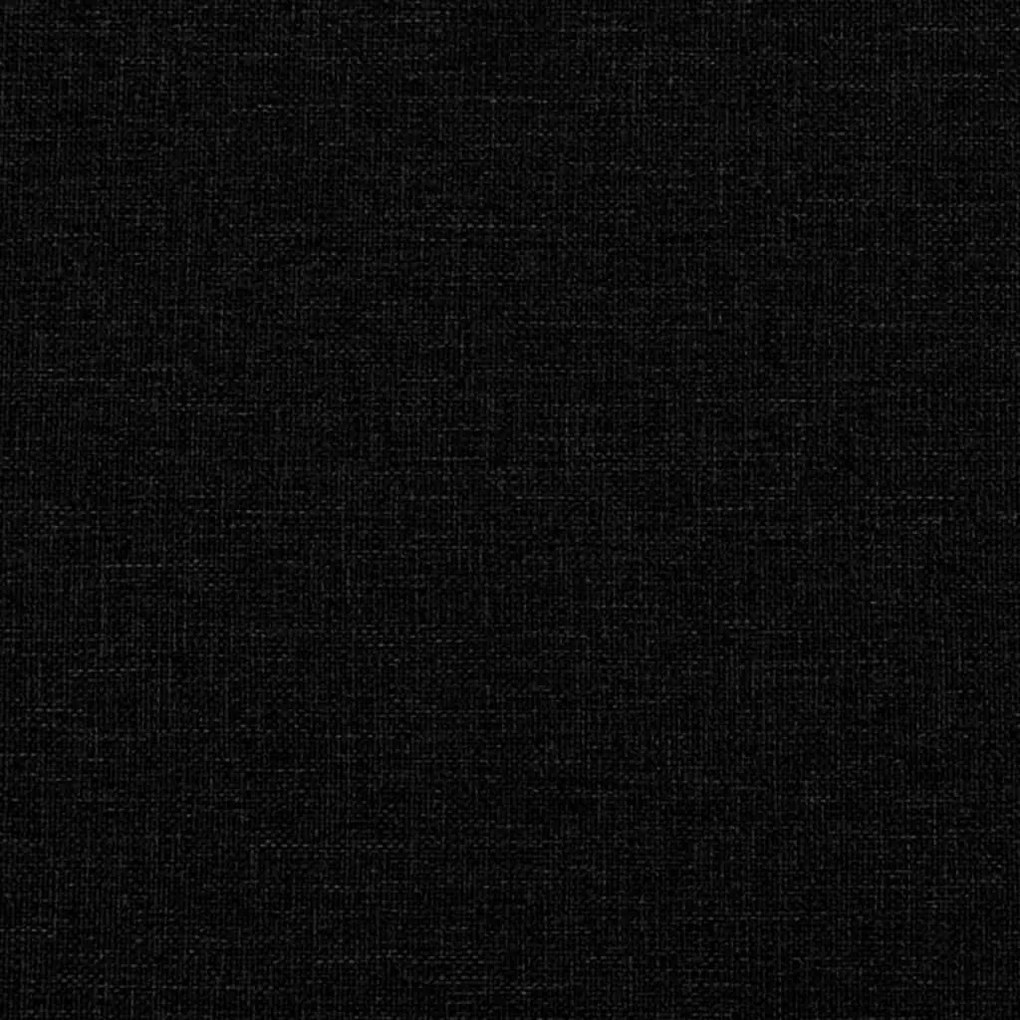 vidaXL Rozkládací pohovka ve tvaru L 260x140x70 cm textil [3157274] Barva: Černá