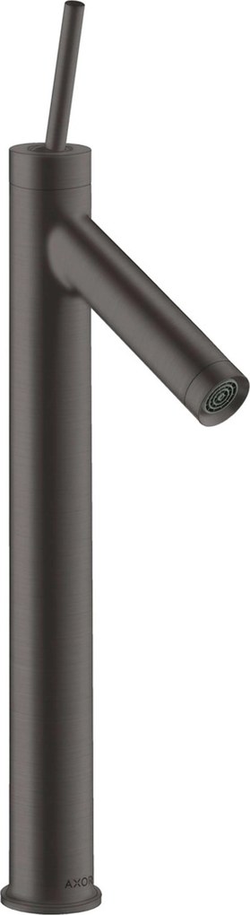Axor Starck - Umyvadlová baterie s výpustí, EcoSmart, kartáčovaný černý chrom 10129340