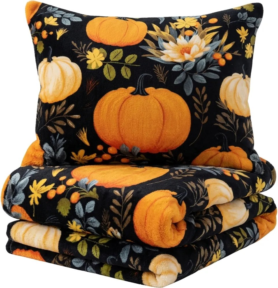Mikroplyšové povlečení PUMPKINZA barevné Rozměr povlečení: 70 x 90 cm | 140 x 200 cm