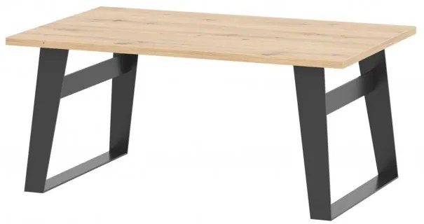 Sconto Konferenční stolek SOFT LT15 dub artisan/černá