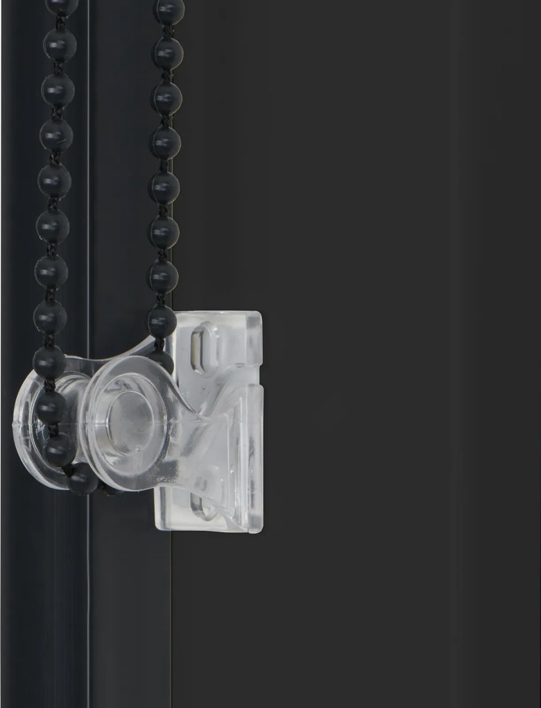 Dekodum Roleta den a noc v antracitové kazetě soft, barva látky Černá Šířka (cm): 78, Výška (cm): Standardní (do 150 cm), Strana mechanismu: Levá
