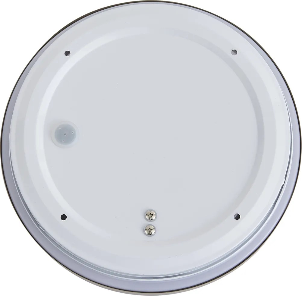 Moderní stropní svítidlo taupe s bílou barvou 25 cm IP44 - Walden