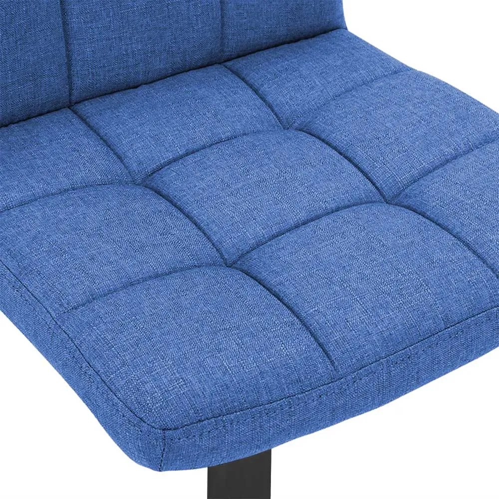 2 látkové barové židle ve více barvách-modrá