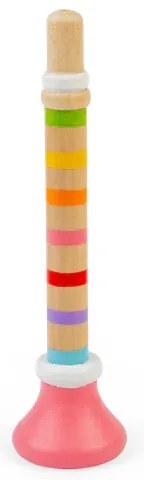 Bigjigs Toys Trumpetka 1 ks růžová