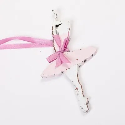 Závěska 15 cm - Baletka růžová  1025