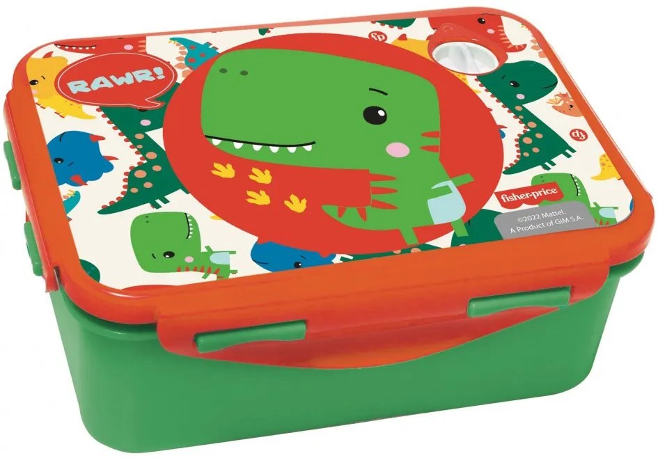 Box na svačinu Fisher-Price s dinosaurem