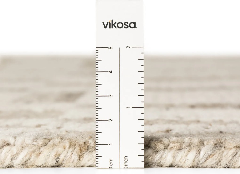 Vikosa, Kusový koberec Vikosa Boho 106278 Natural Cream Brown, 80x150, hnědá, ložnice