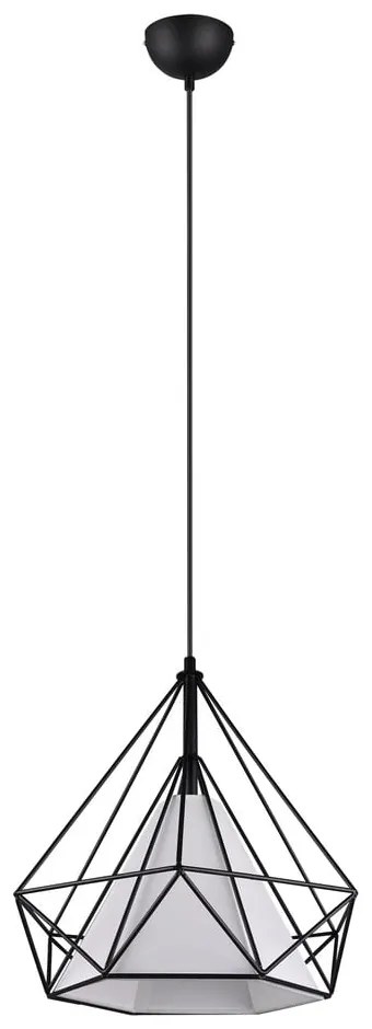 Černé závěsné svítidlo ø 38 cm Babette – Reality