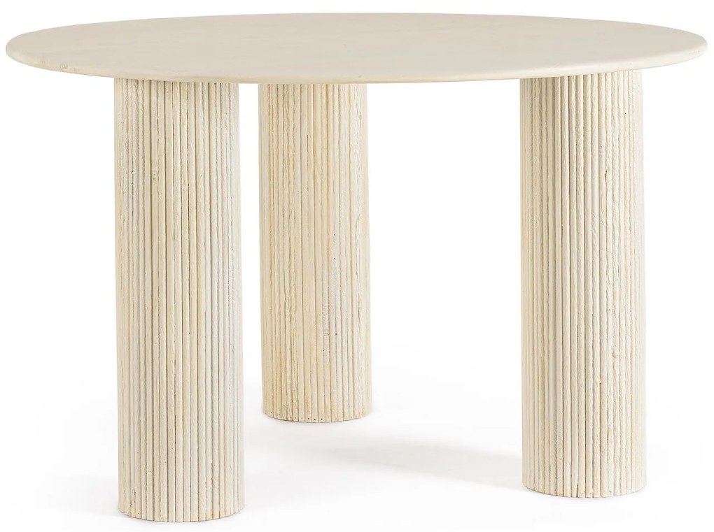 BIZZOTTO Jídelní stůl DACCA světlý ø120 cm 0747033