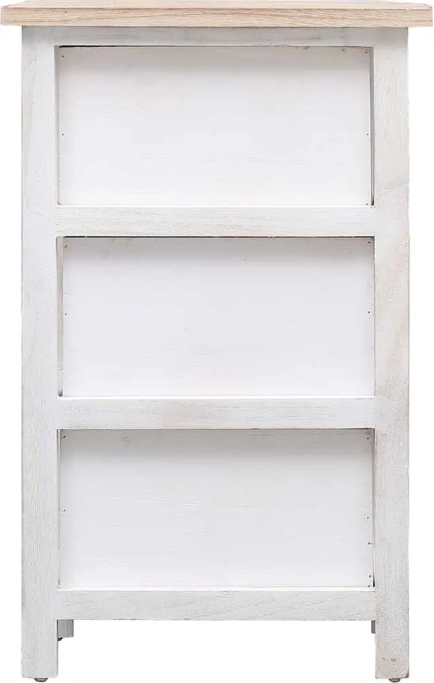 Odkládací skříňka 35 x 25 x 57 cm dřevo pavlovnie 284076
