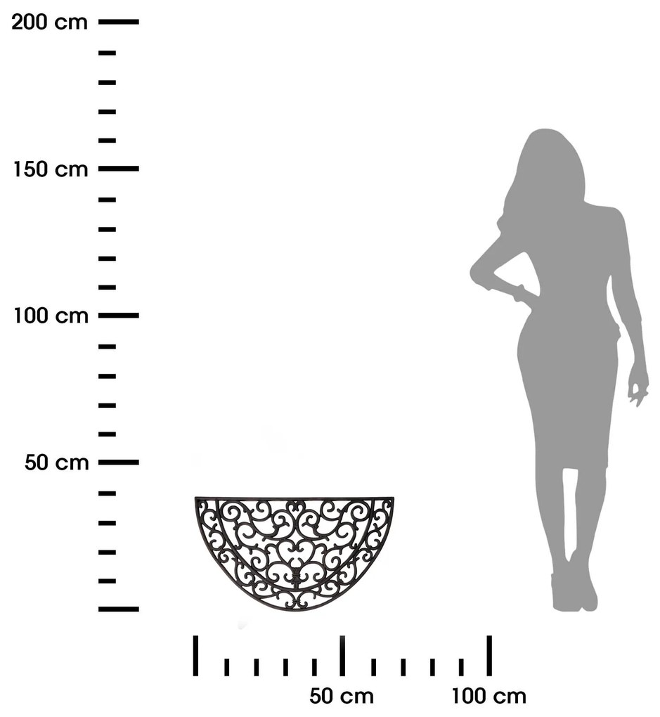 Venkovní rohožka Giselle, 66,3x39,2 cm