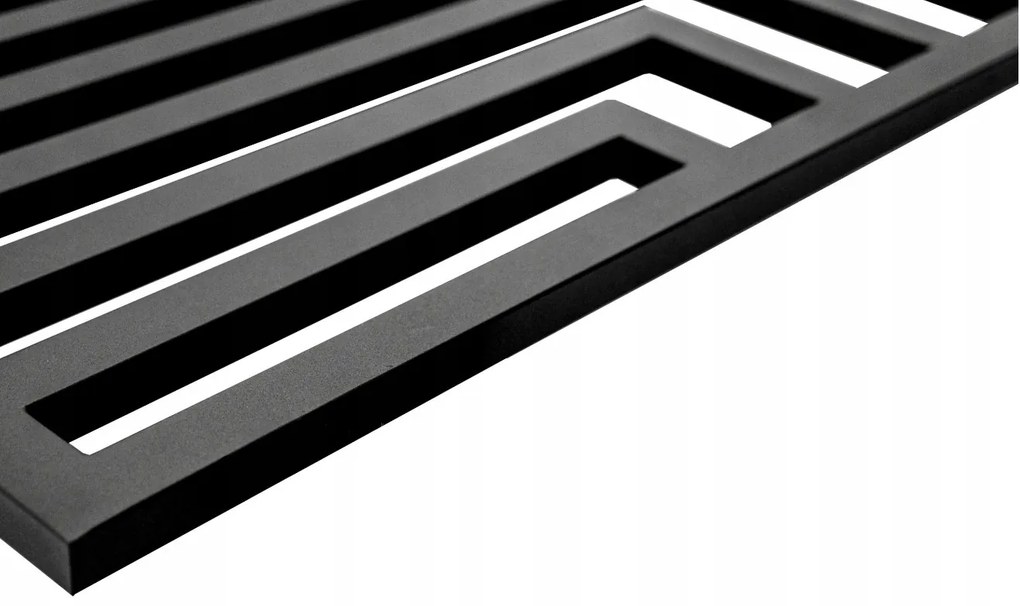 Regnis Kreon Zenit, topné těleso 1200x550 mm, 630W, černá matná, KZ120/55/BLACK/VYTÁPĚCÍTYC