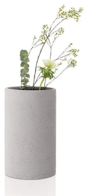 Váza 20 cm Blomus COLUNA - světle šedá