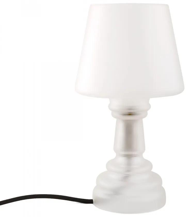 Lampa - design Lukáš Houdek, sklo, bílá