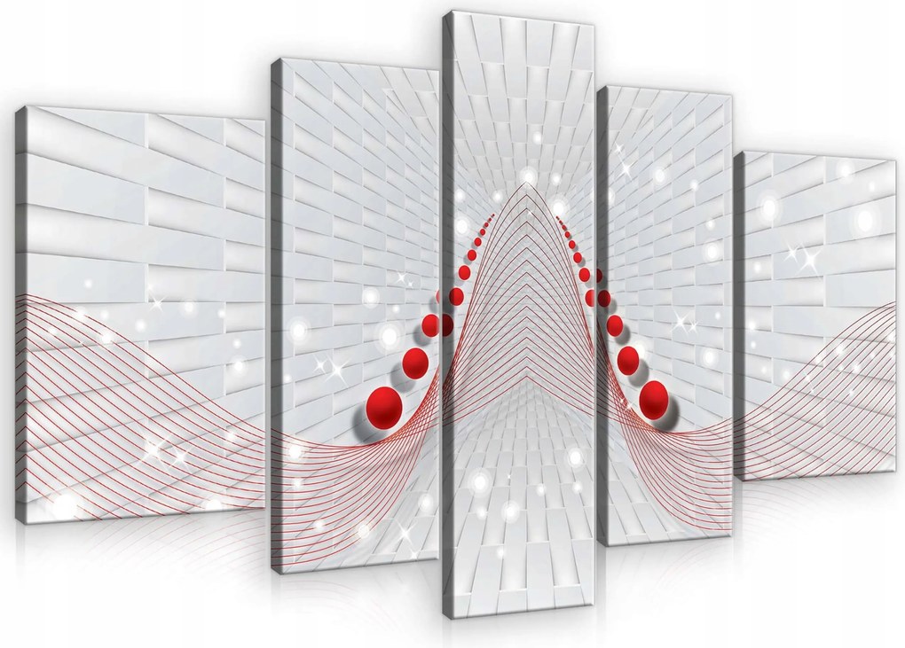 Obraz 170x100 Abstrakce dynamika pohyb futurismus moderní energie