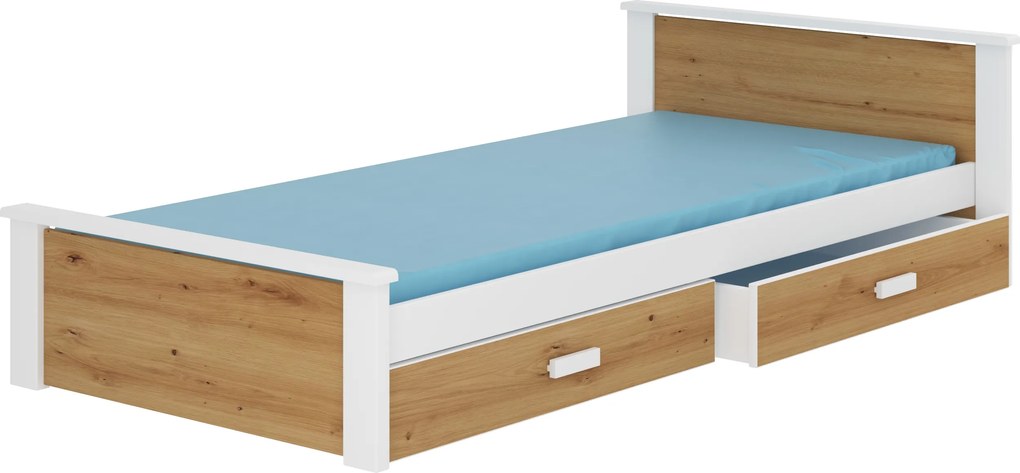 ADRK Furniture Postel ALDEX 180x80 CH-Alde-W+ART-190-E1928