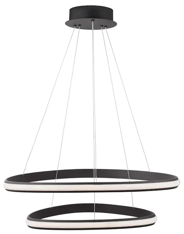 LED lustr Aries 59 černé