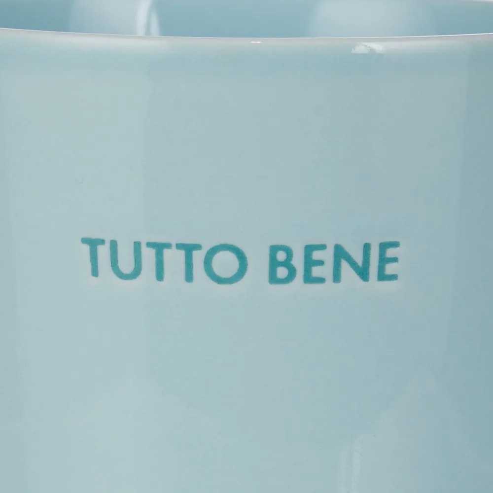 Butlers GOOD VIBES Hrnek "Tutto bene"  400 ml - modrá