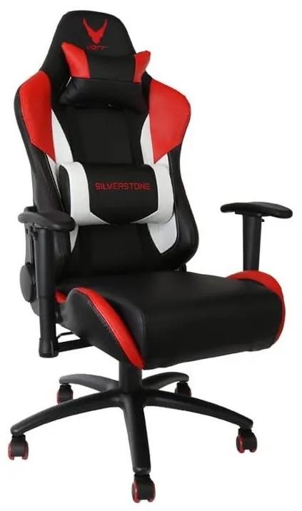 Platinet Herní židle VARR Silverstone černá/červená PL0308