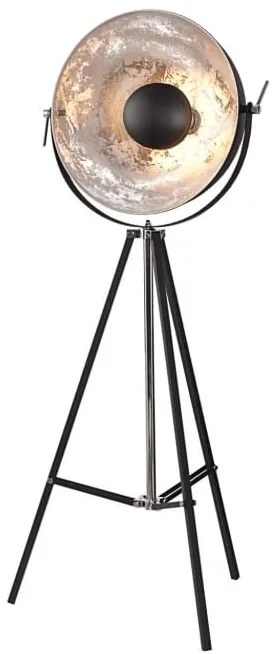 INV Stojací lampa Silueta XL 160 cm černá-stříbrná