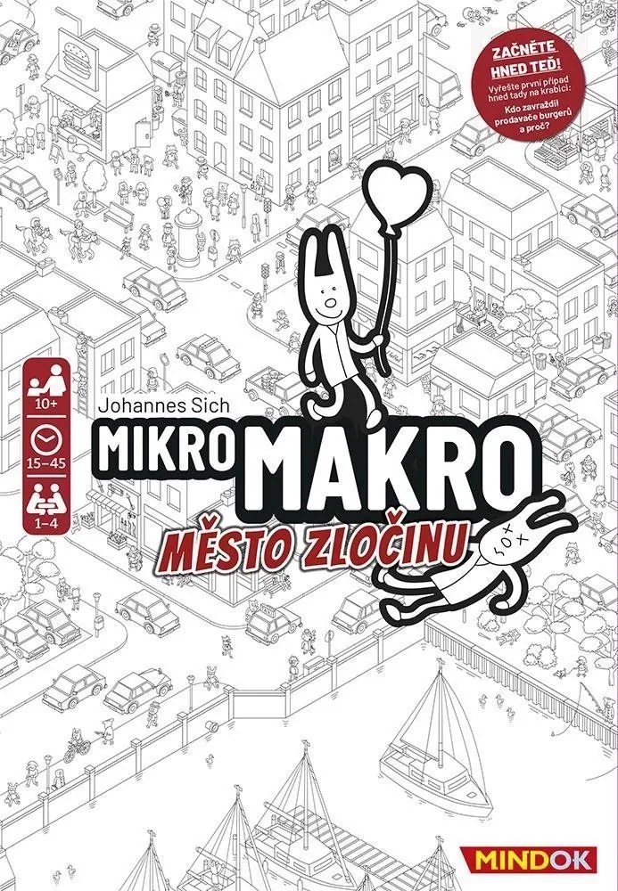 Společenská hra mikromakro: město zločinu