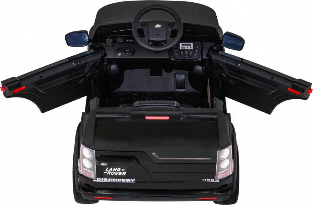 Ramiz Land Rover Discovery elektrické auto pro děti černé SUV + dálkové ovládání