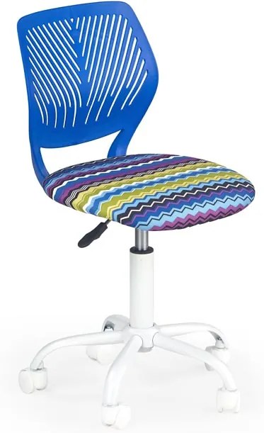 MAXMAX Dětská otočná židle BALI modrá