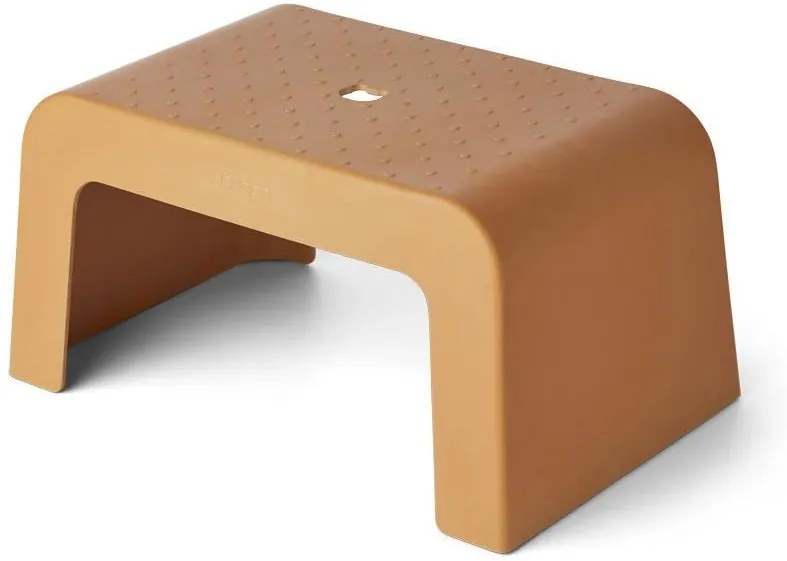 LIEWOOD Dětská stolička Ulla Mustard, oranžová barva, dřevo