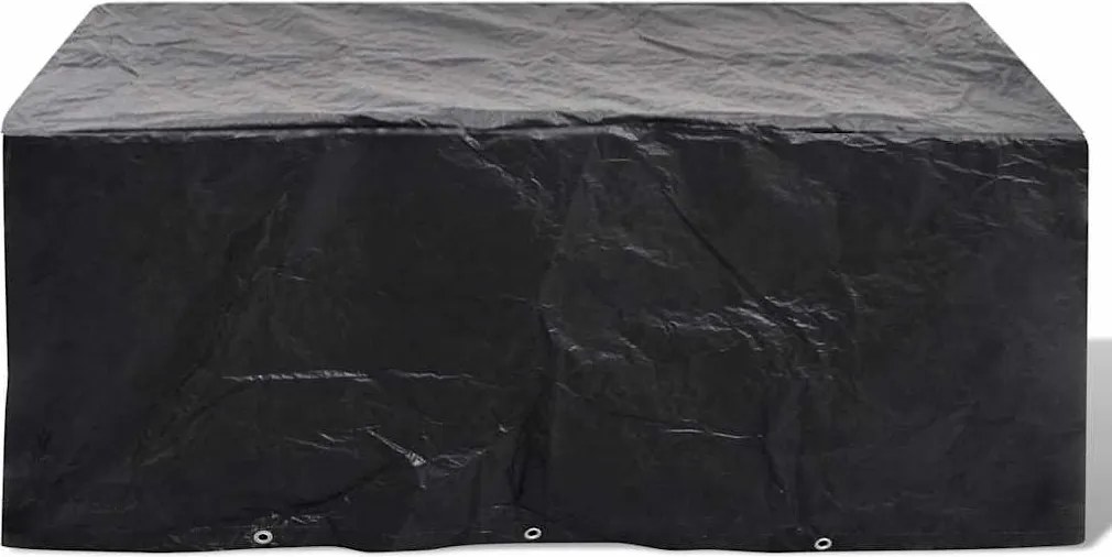 Plachty na zahradní nábytek 2 ks polyratan 10 oček 240 x 140 cm 279123